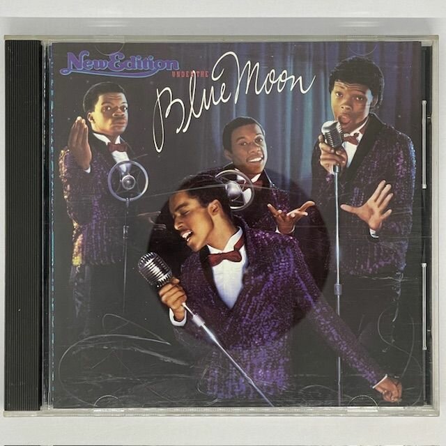 Музыкальный диск New Edition-Under The Blue Moon (CD, USA) '86 NM
