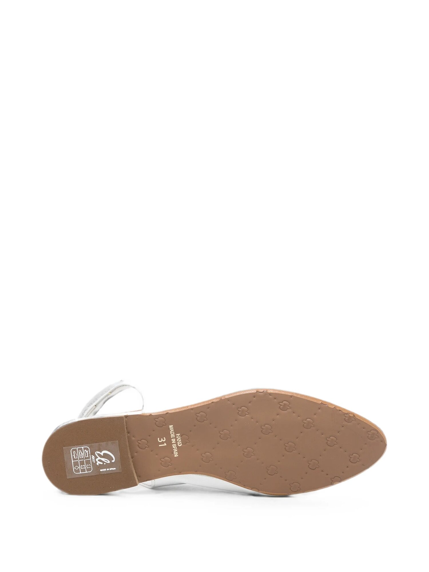 Балетки Eli1957 Slingback leather ballet flats, размер 30, , белый — фото 1