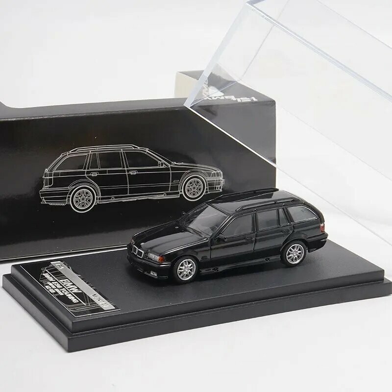 Машинка Mortal 1 64 BMW 3 series E36 four-door station wagon Модель легкосплавного автомобиля