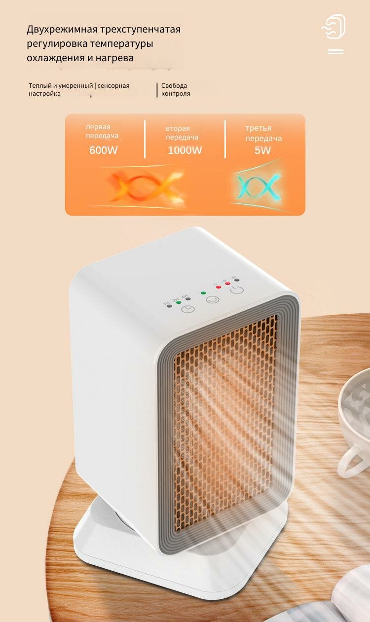 1000W тряска головы тихий обогреватель, домашний офис настольный обогреватель, небольшой ножной теплый ручной обогреватель электрический обогреватель