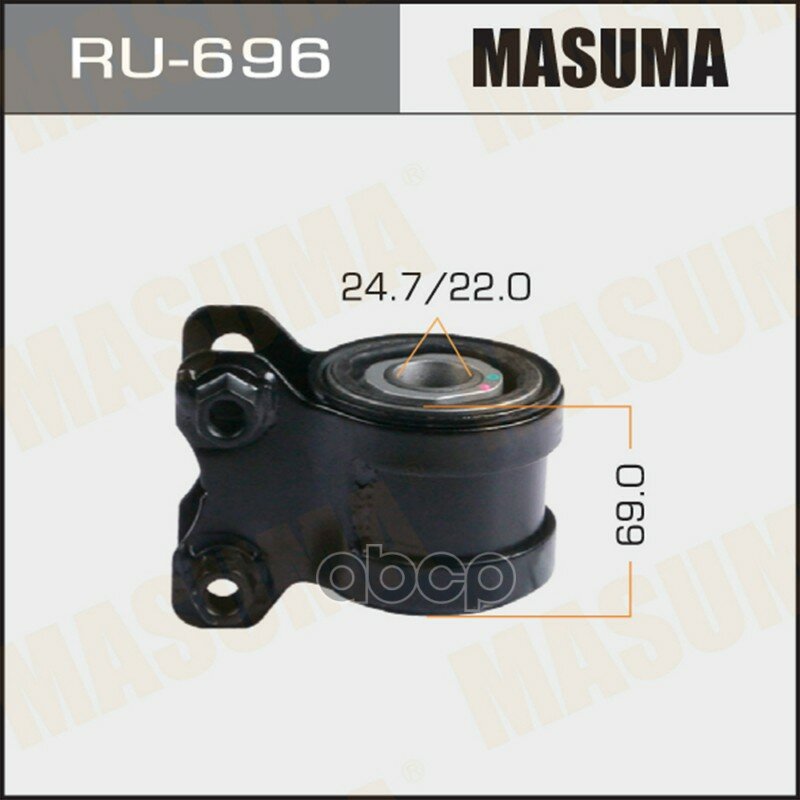 Сайлентблок MASUMA MAZDA 3, MAZDA 5 / BK#, CW# front low Masuma арт. RU696