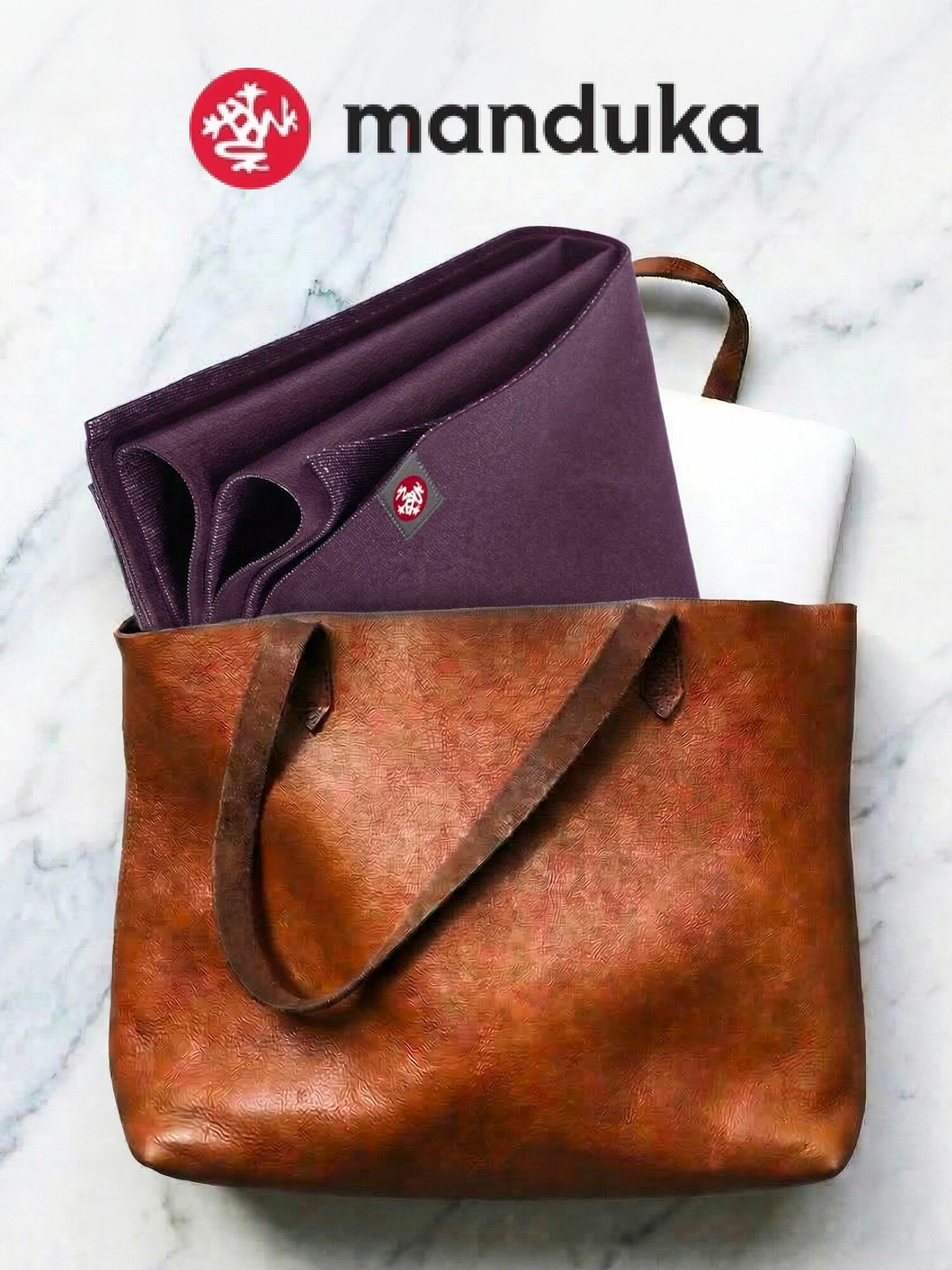 Каучуковый коврик для фитнеса и йоги Manduka eKO Superlite 180*61*0,15 см - Acai