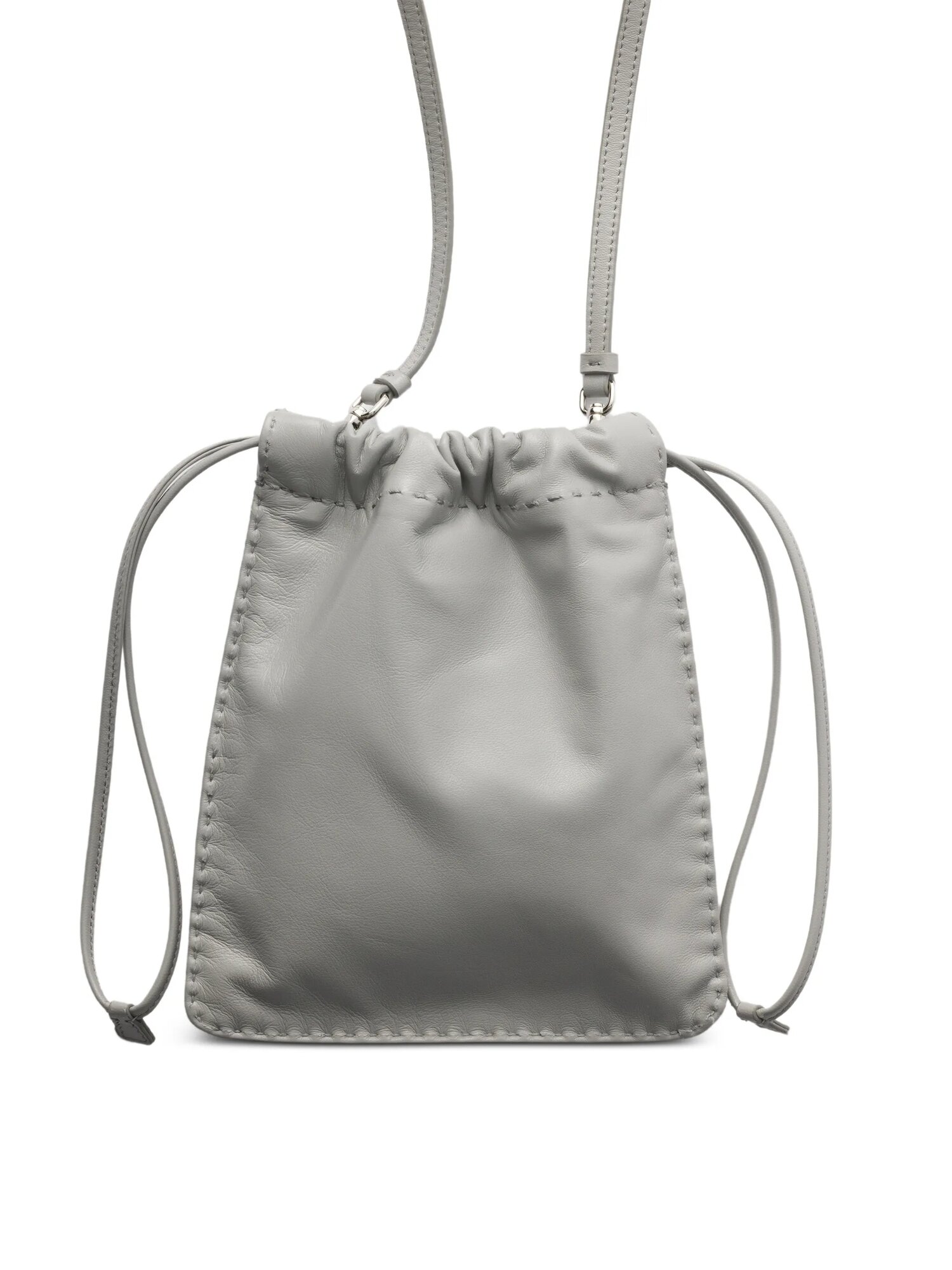 Сумка Prada Nappa-leather smartphone pouch, grey — фото 1