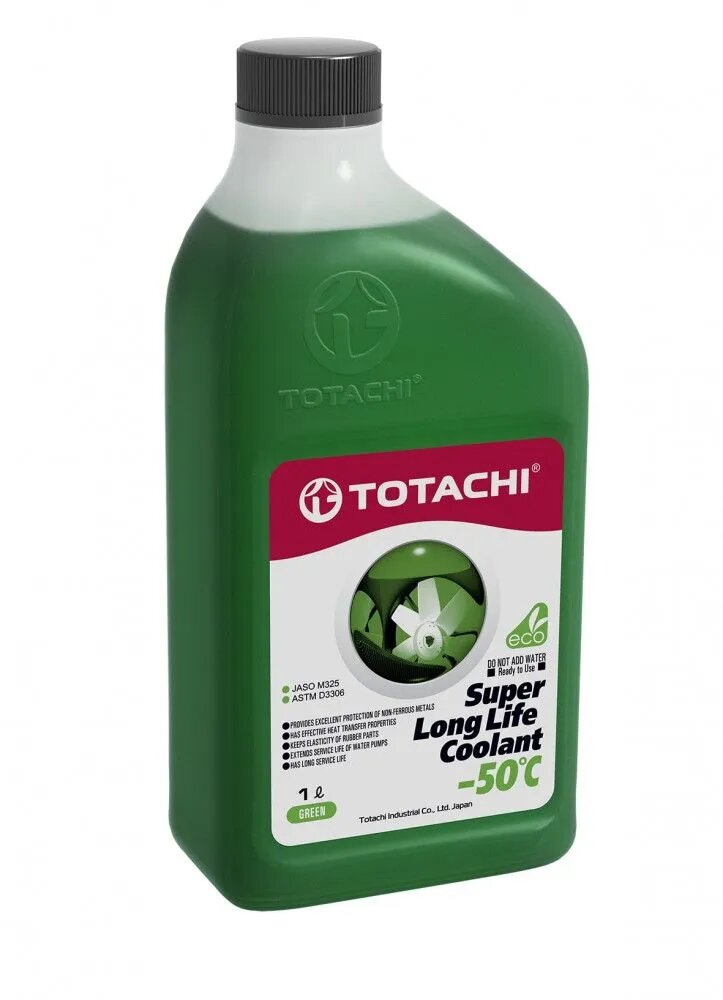 Антифриз Зеленый TOTACHI SLLC (-50C) 1 л лобридный P-OAT