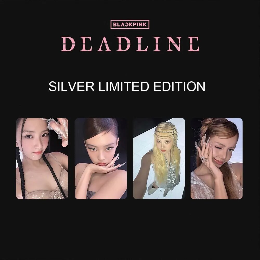 Карточки BLACKPINK альбом карты Lisa JENNIE JISOO BP k-pop карточки коллекционные 54 * 86 мм 4 шт