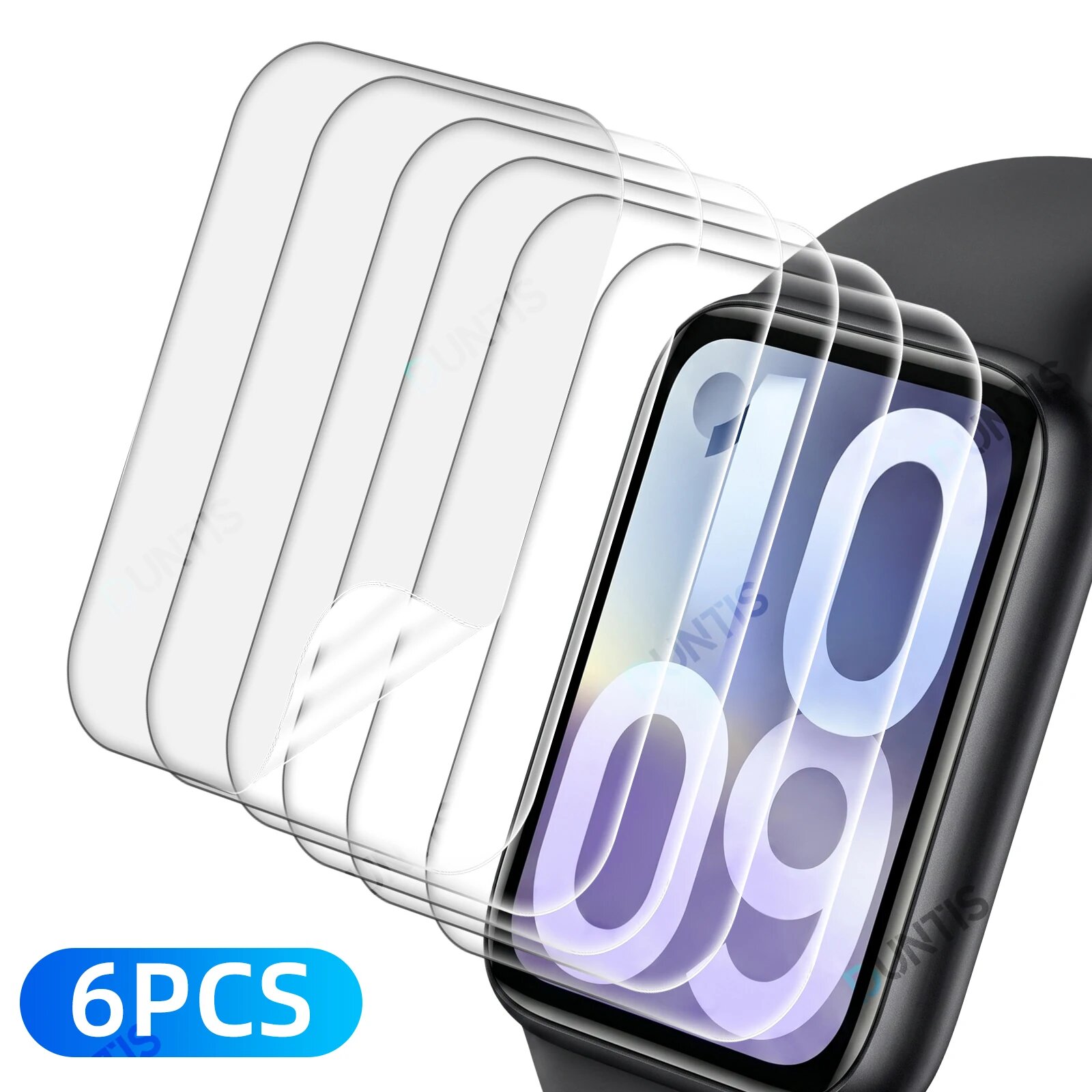 Защитная пленка DUNTIS для Xiaomi Mi Band 10 Pro, 6 шт.