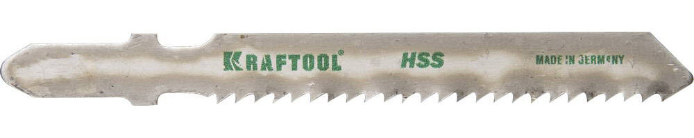 KRAFTOOL T118B, EU-хвост, по металлу HSS, шаг 2 мм, 50 мм, 2 шт, полотна для лобзика (159551-2)