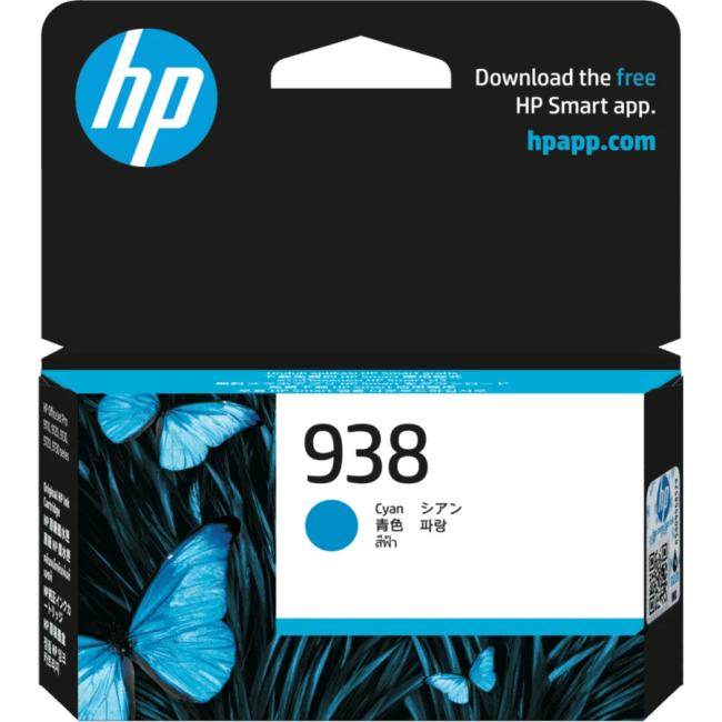 Картридж HP 4S6X5PE (№938) Cyan