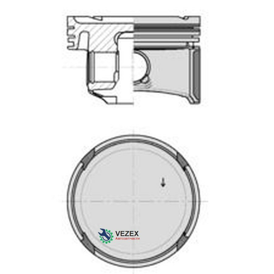 KOLBENSCHMIDT 40795600 Поршень