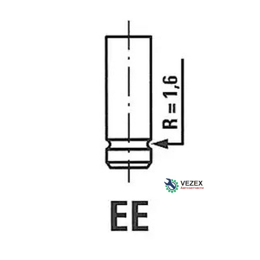 FRECCIA R6471/BMARCR Клапан двигателя R6471/BMARCR