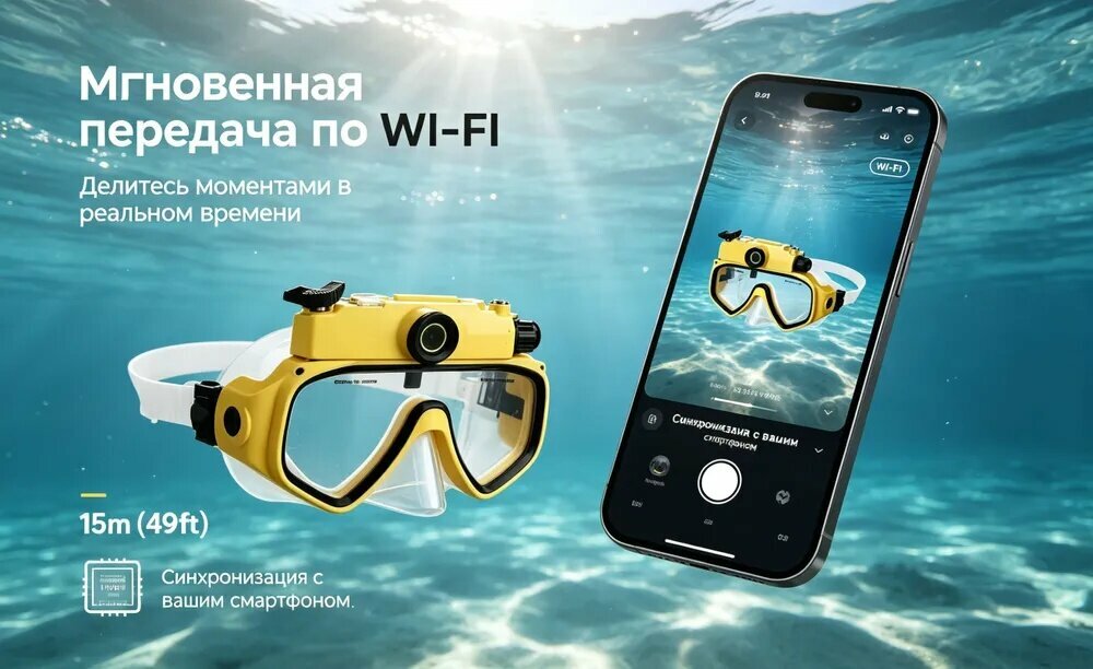 Маска для плавания — фото 1