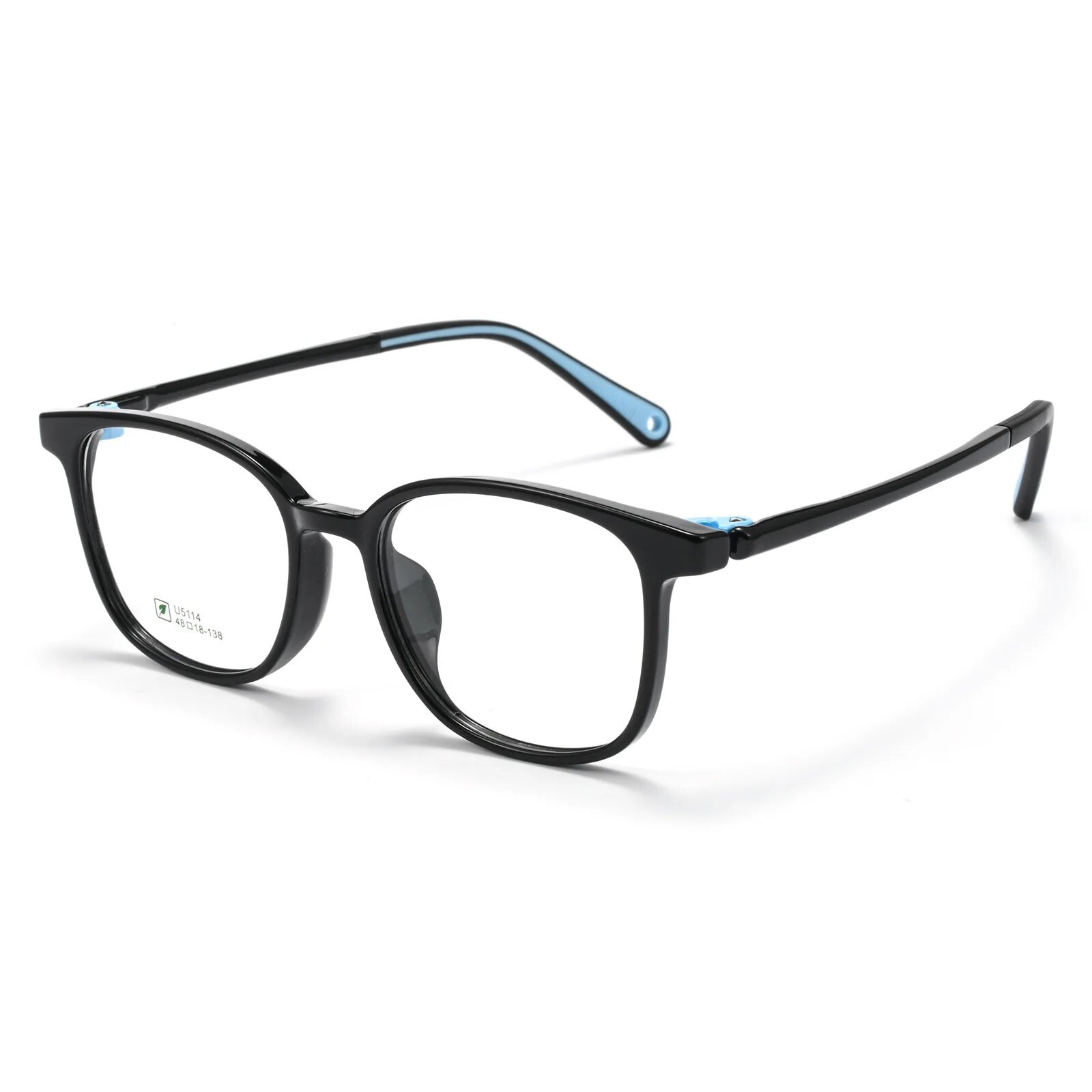 Оправа для очков YIMARUILI New Retro Oval U5114N Black, Черный