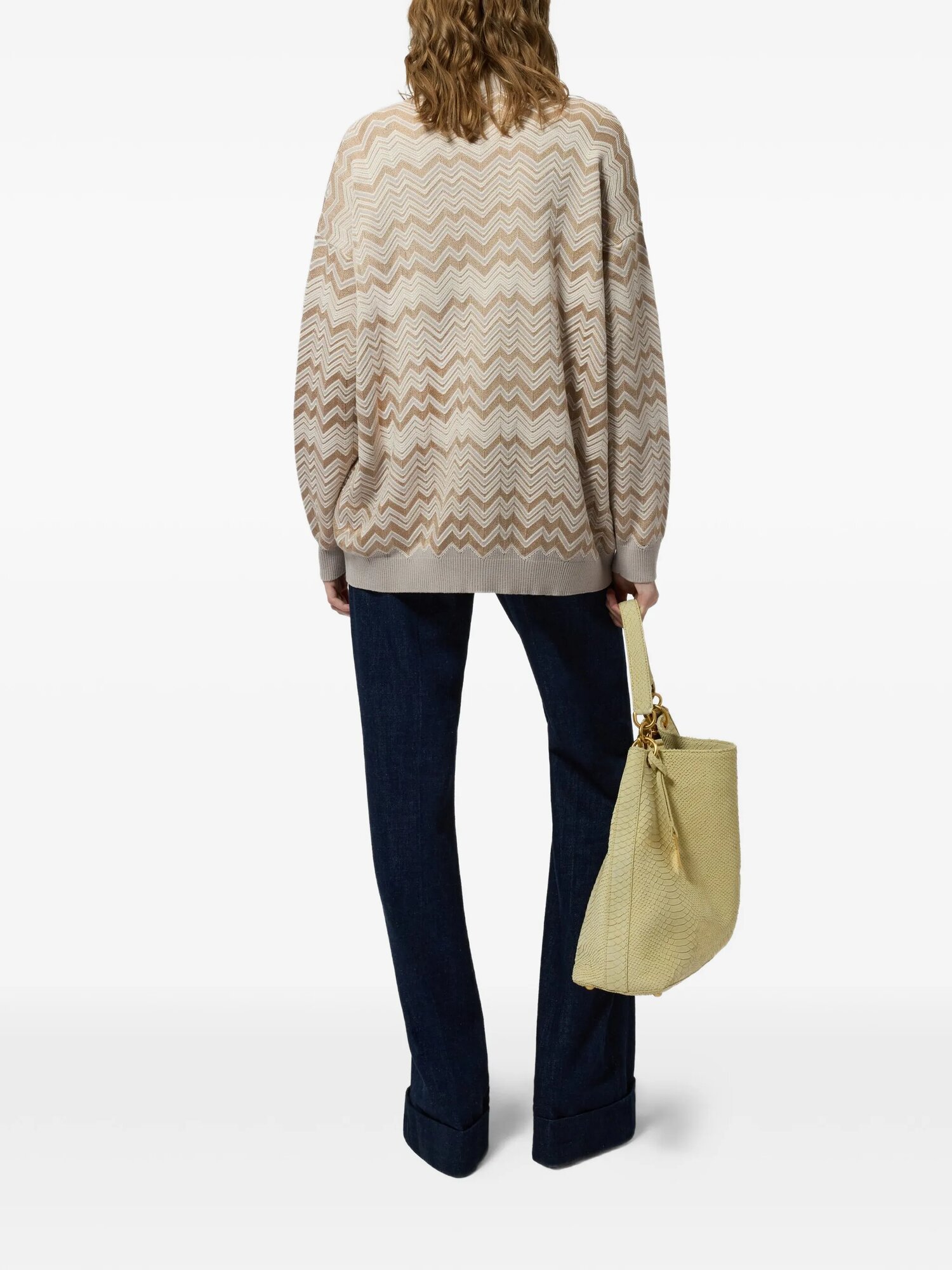 Свитер Missoni Zigzag-knit high-neck sweater, размер 42, , разноцветный — фото 1