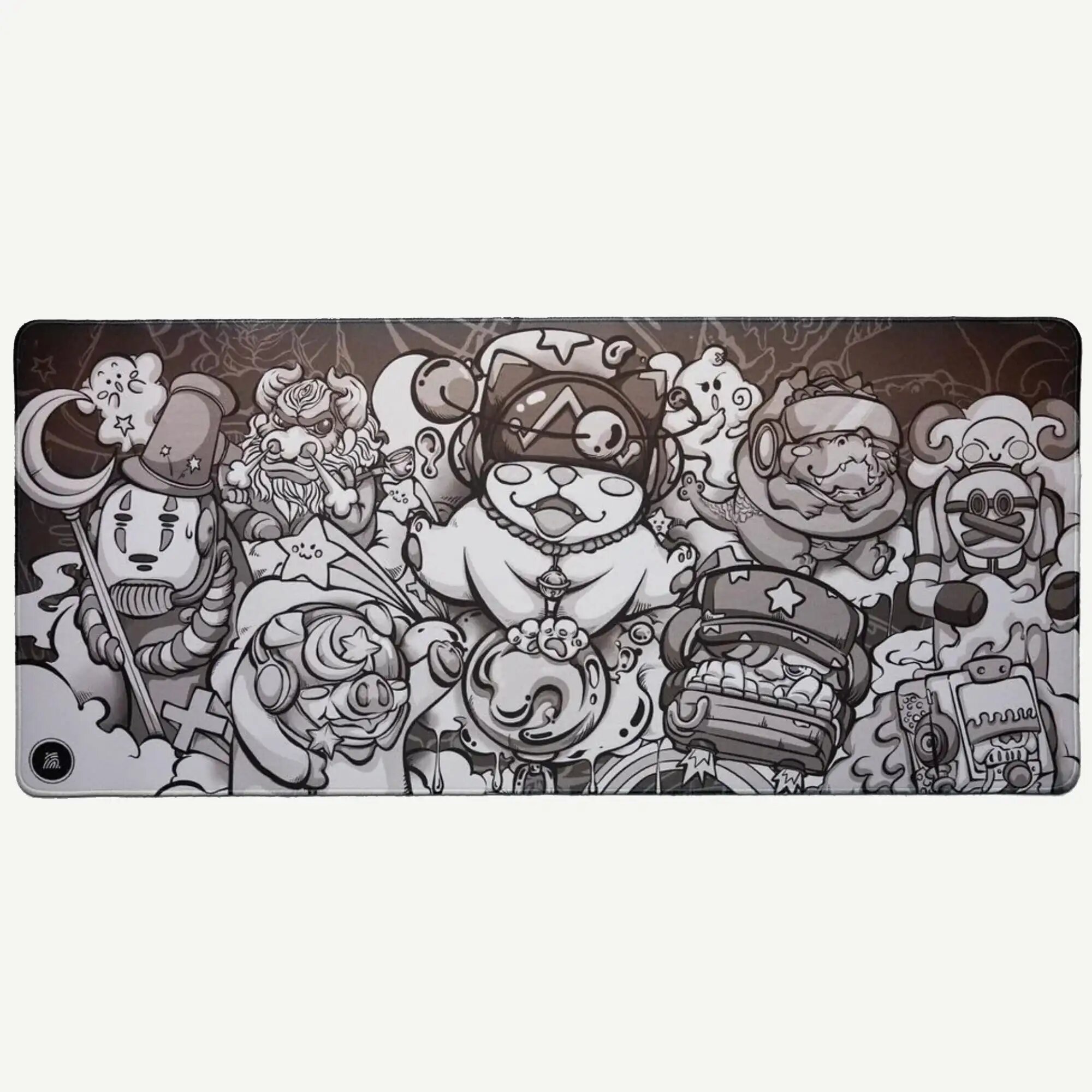Коврик для мыши KBDfans Artkey, 900x400 мм, Monochrome