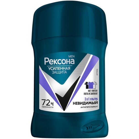Дезодорант-антиперспирант Рексона (rexona) REXONA MEN Ультра невидимый, 40 мл (стик)