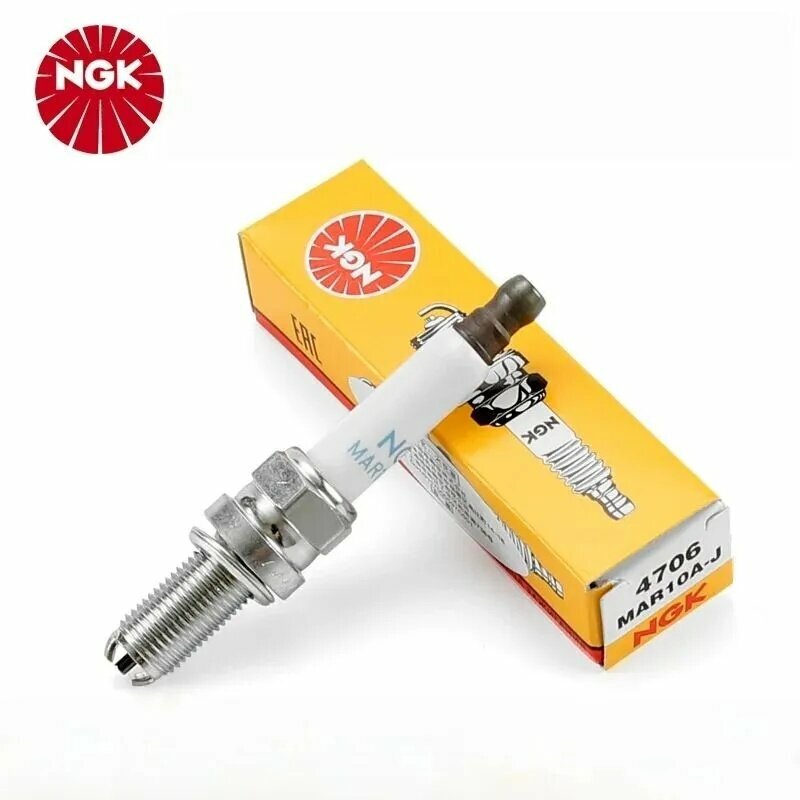 NGK Свеча зажигания арт. Свеча зажигания MAR10A-J 4706, 1 шт.