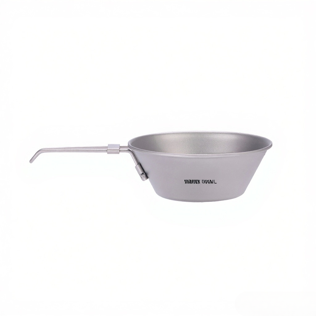 Doorslay Titanium Bowl Ultralight Camping Dinner Bowl Food Container with Volume Marker 300ml 450ml 124*45mm 138*51mm 45g 55g for Home Outdoor Camping Hiking Backpacking