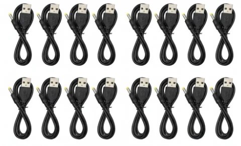 USB-кабель для PSP, черный, 16PCS