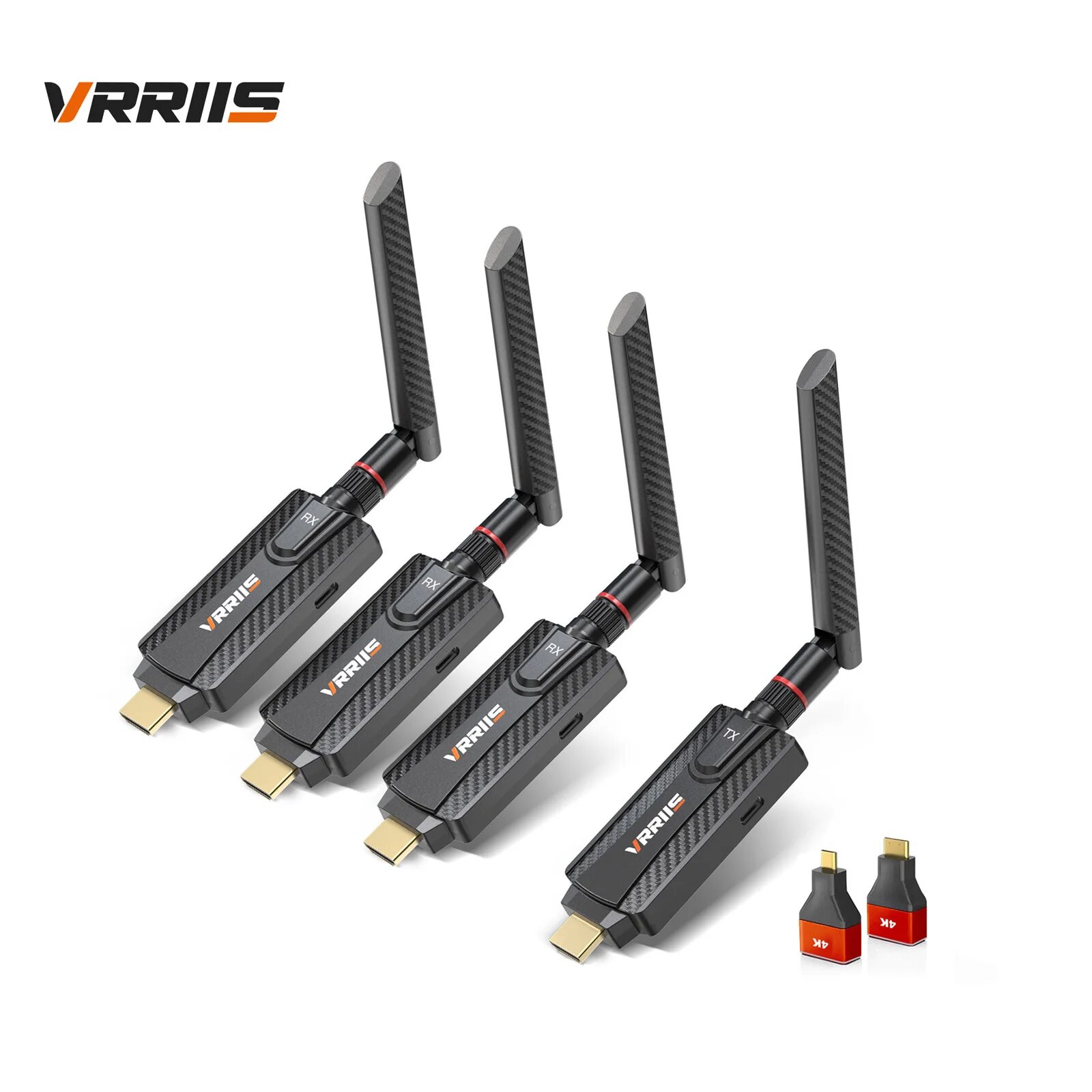 Беспроводной HDMI-передатчик-приемник Vrriis 5G 1TX на 1/2/3/4RX 1 TX 3 RX