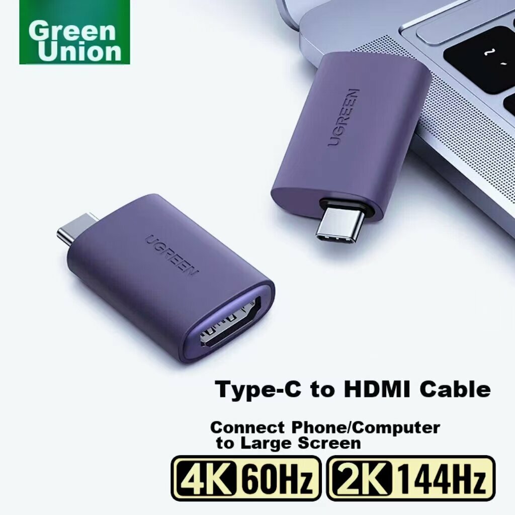 Переходник Type-C на HDMI Lulian, поддержка Thunderbolt 4/5, зеркалирование экрана 4K 60 Гц / 2K 144 Гц, для ноутбуков
