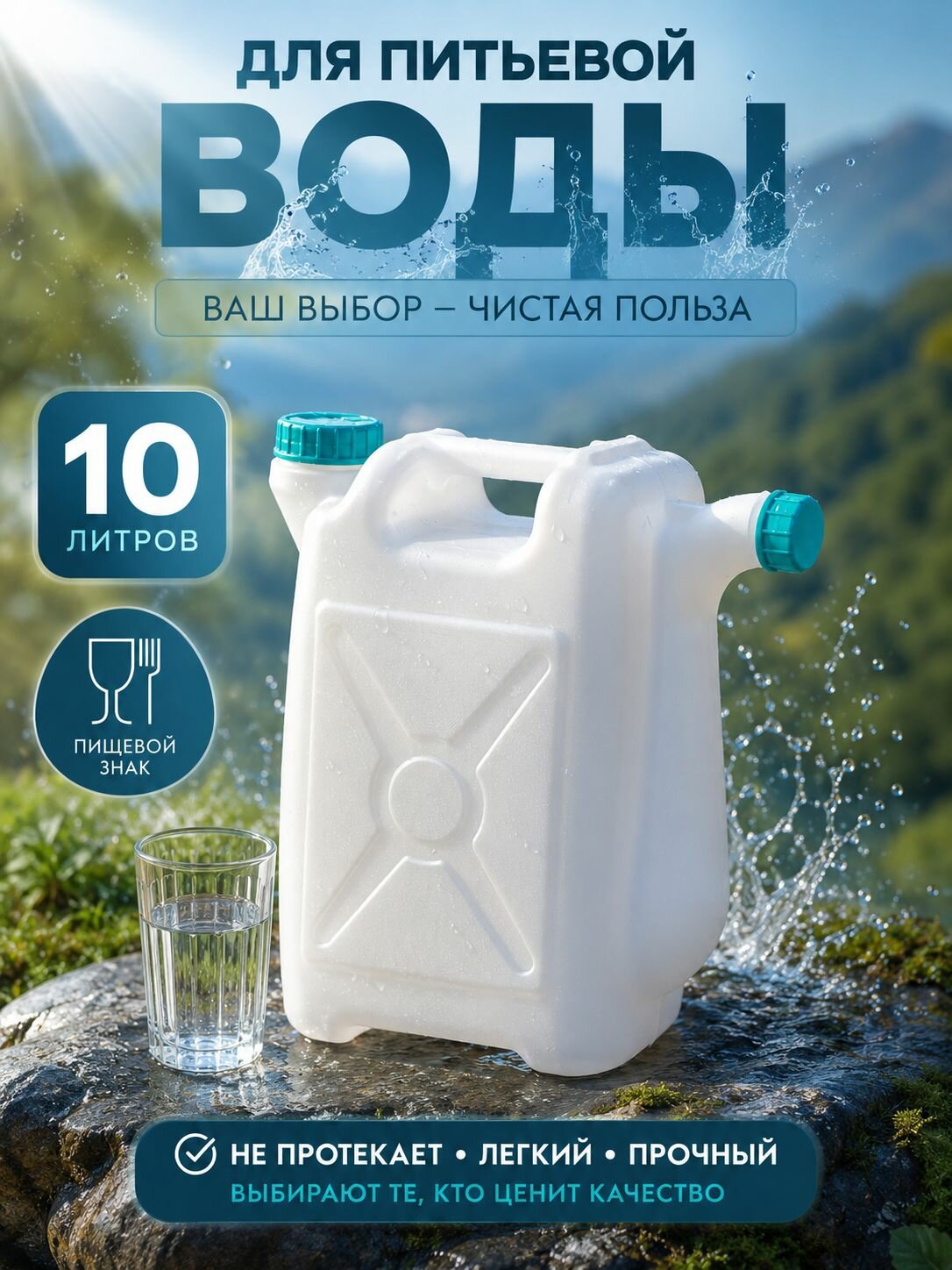 Канистра для воды 10 л