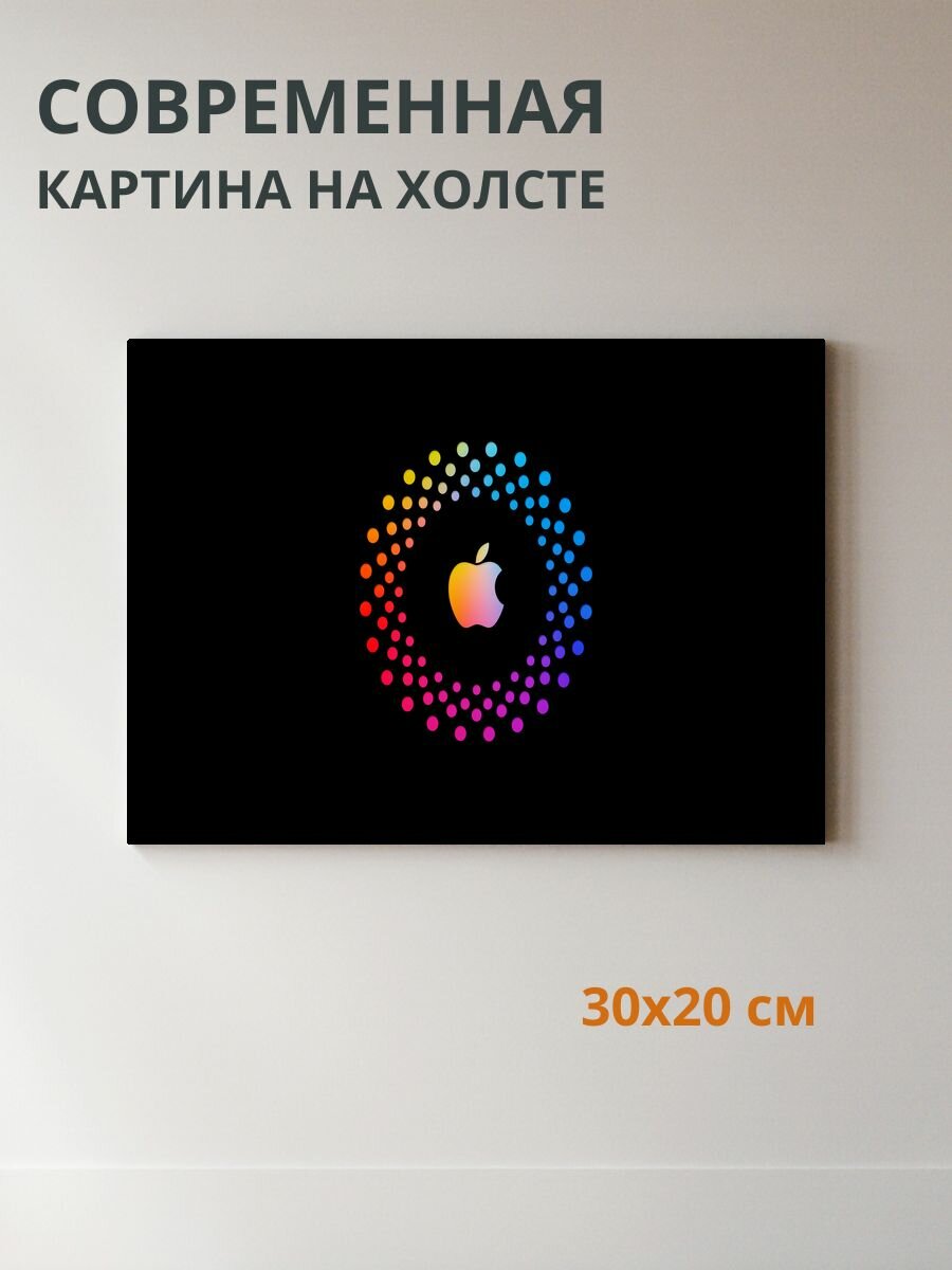 Картина на холсте Современный арт 30x20 см