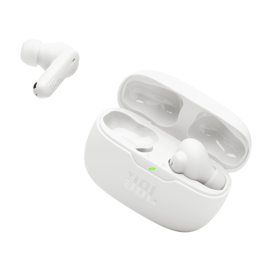 Беспроводные наушники JBL Wave Beam, с микрофоном, Bluetooth 5.2, белый