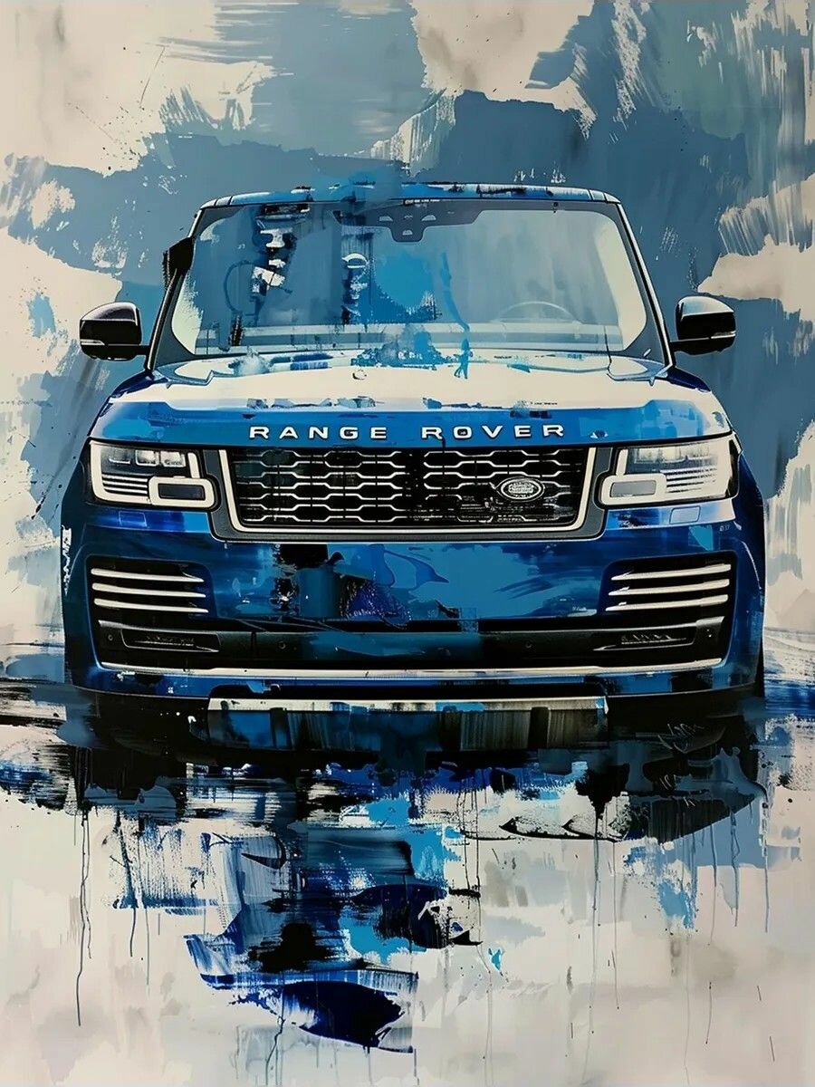 Постер 60х90 см. Авто - Range Rover Vogue