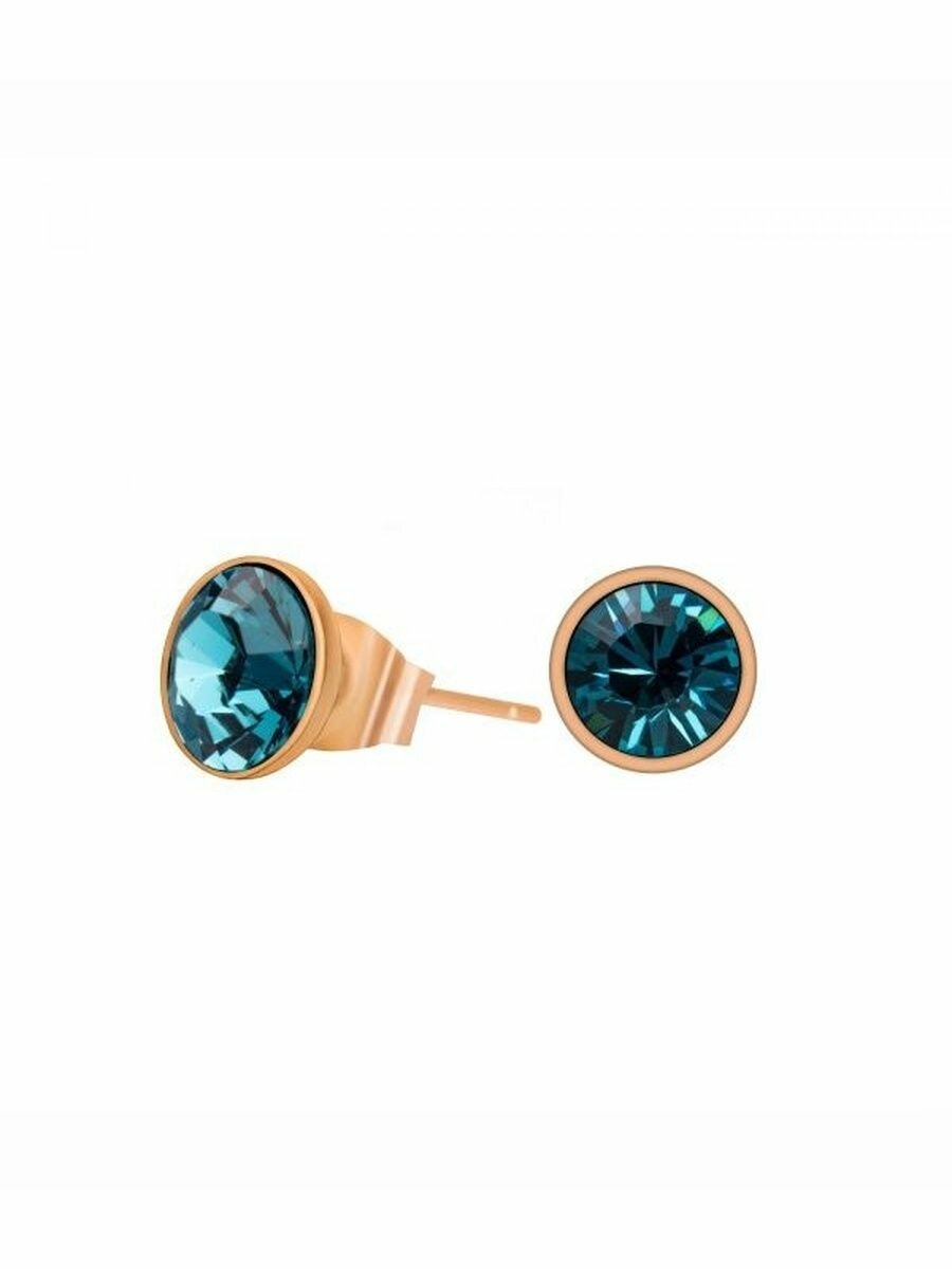 Серьги пусеты, кристаллы Swarovski, кристалл, хрусталь