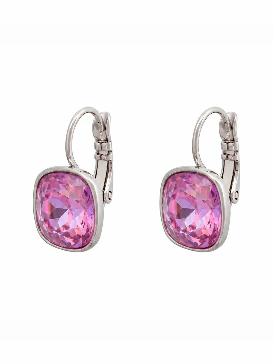 Серьги, кристаллы Swarovski, стекло