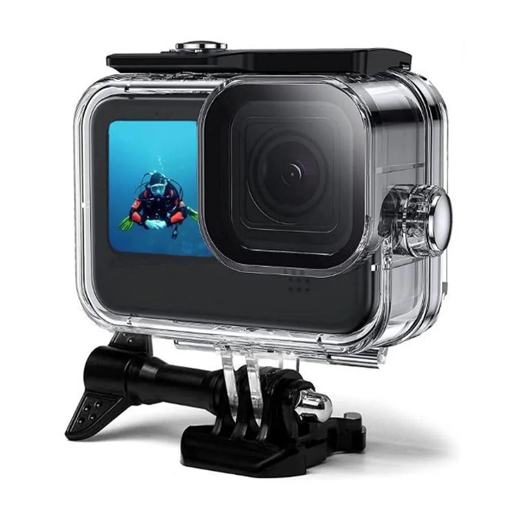 Водонепроницаемый корпус для экшн-камер GoPro Hero 13/12/11/10/9, глубина до 60 м