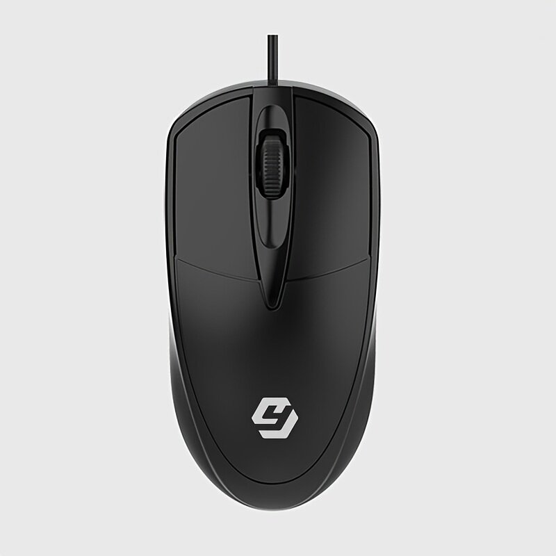 Проводная мышь M306 USB, черная, эргономичный дизайн, длина кабеля 1.4 м, для игр и офиса