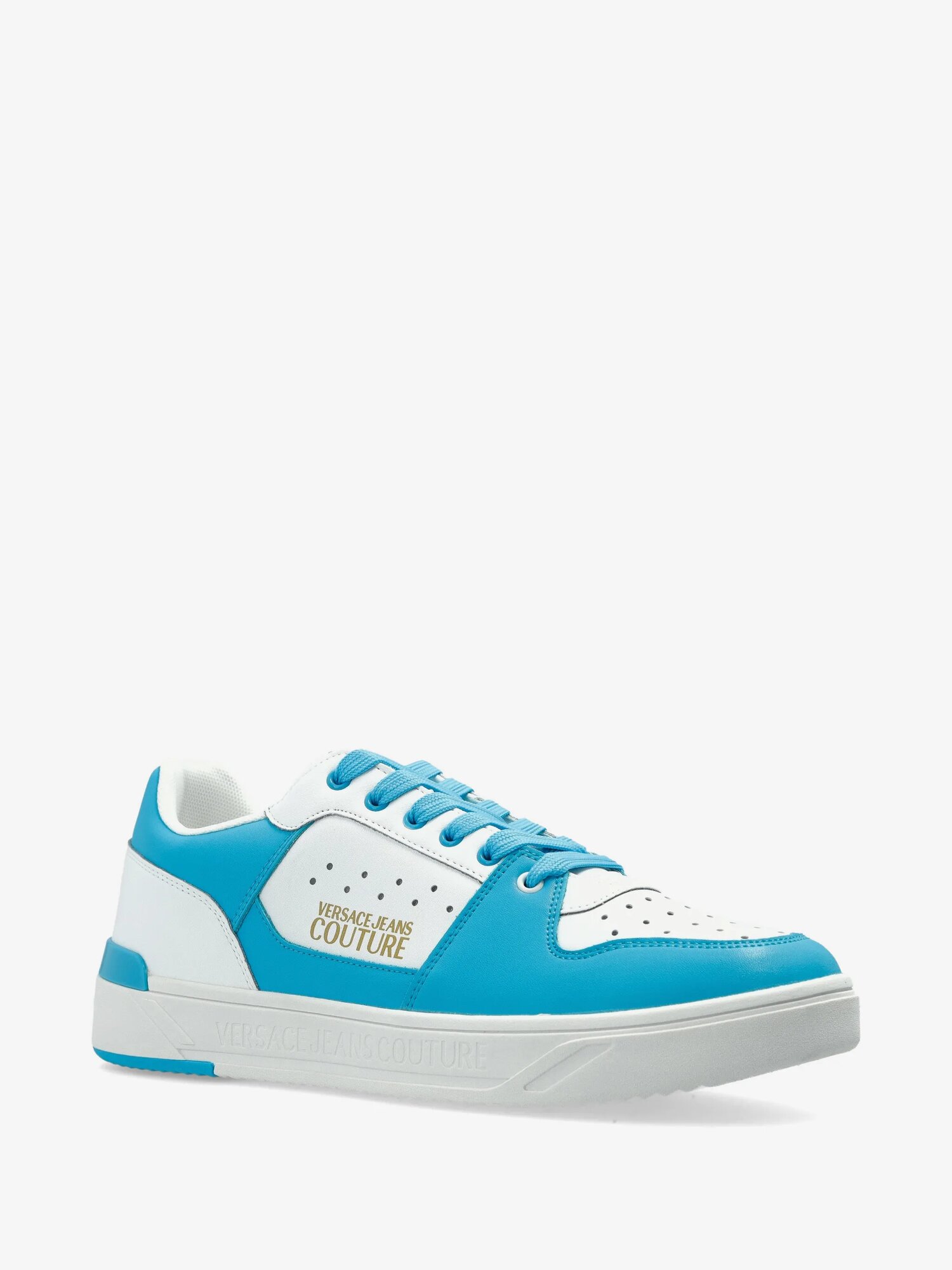 Кроссовки Versace Jeans Couture Leather logo sneakers, размер 42 — фото 1