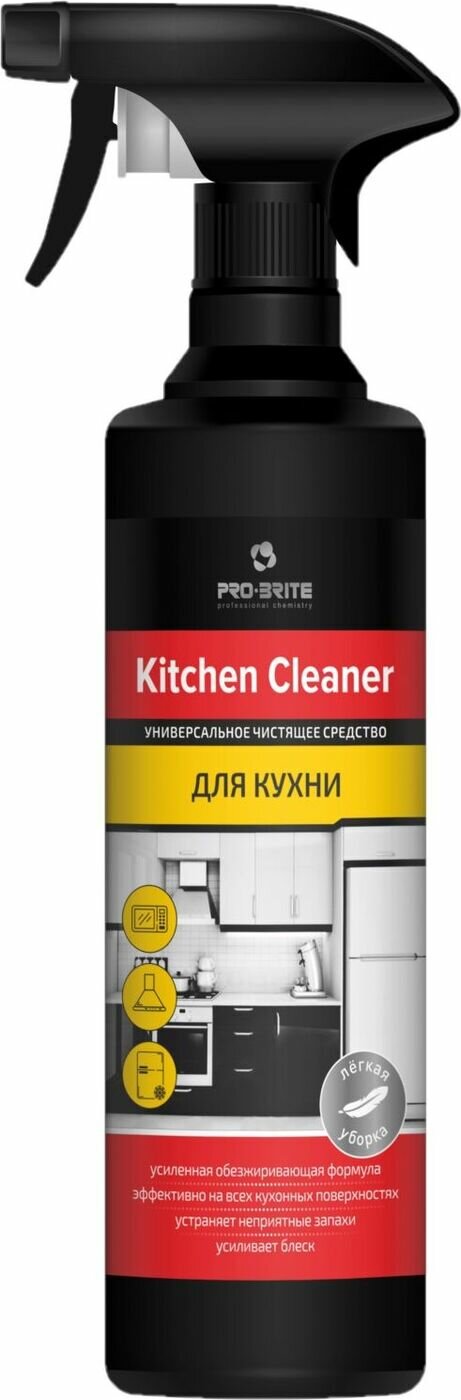 Чистящее средство для кухни, дымоходов и кухонного оборудования PRO-BRITE Kitchen cleaner, 500 мл