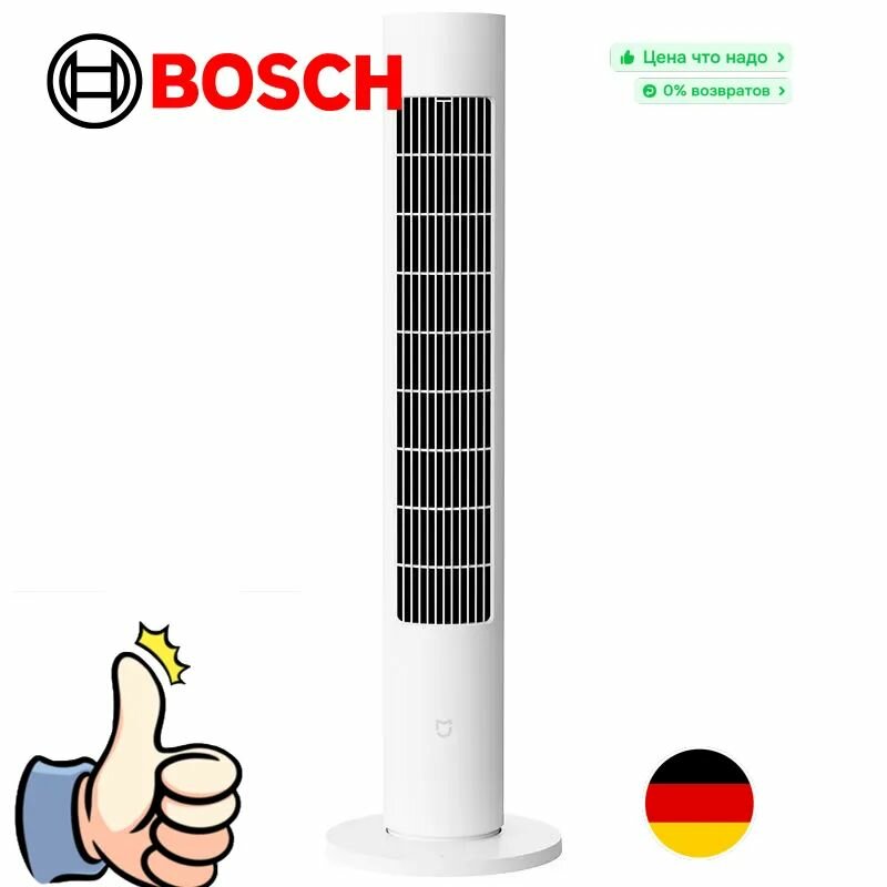 Bosch Напольный вентилятор DC Inverter Tower Fan 2 BPTS02DM(Mihome APP), белый