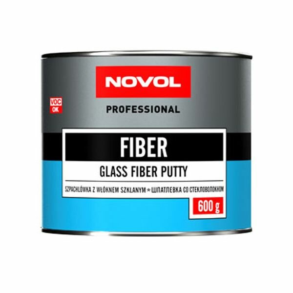 Novol Professional Шпатлевка со стекловолокном "Fiber", 600 г