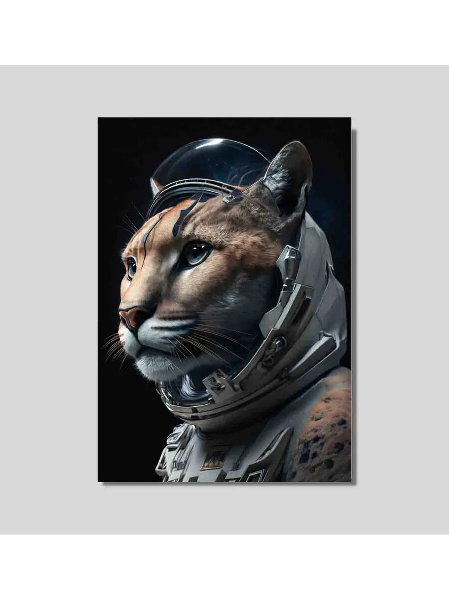 Космонавт Пума, Плакат 30x42см
