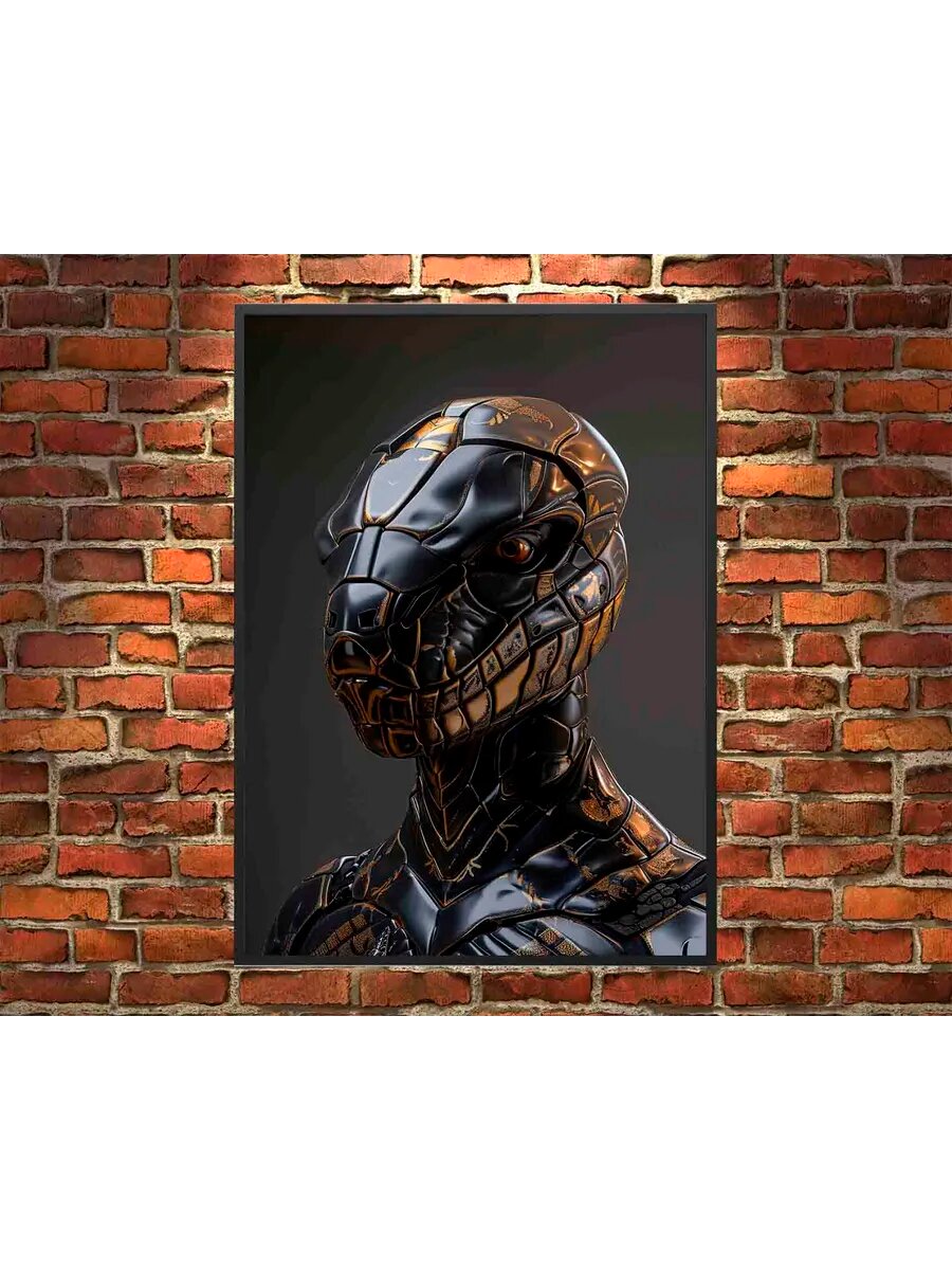 Королевская кобра-конструктор животных 3, Плакат 30x42см