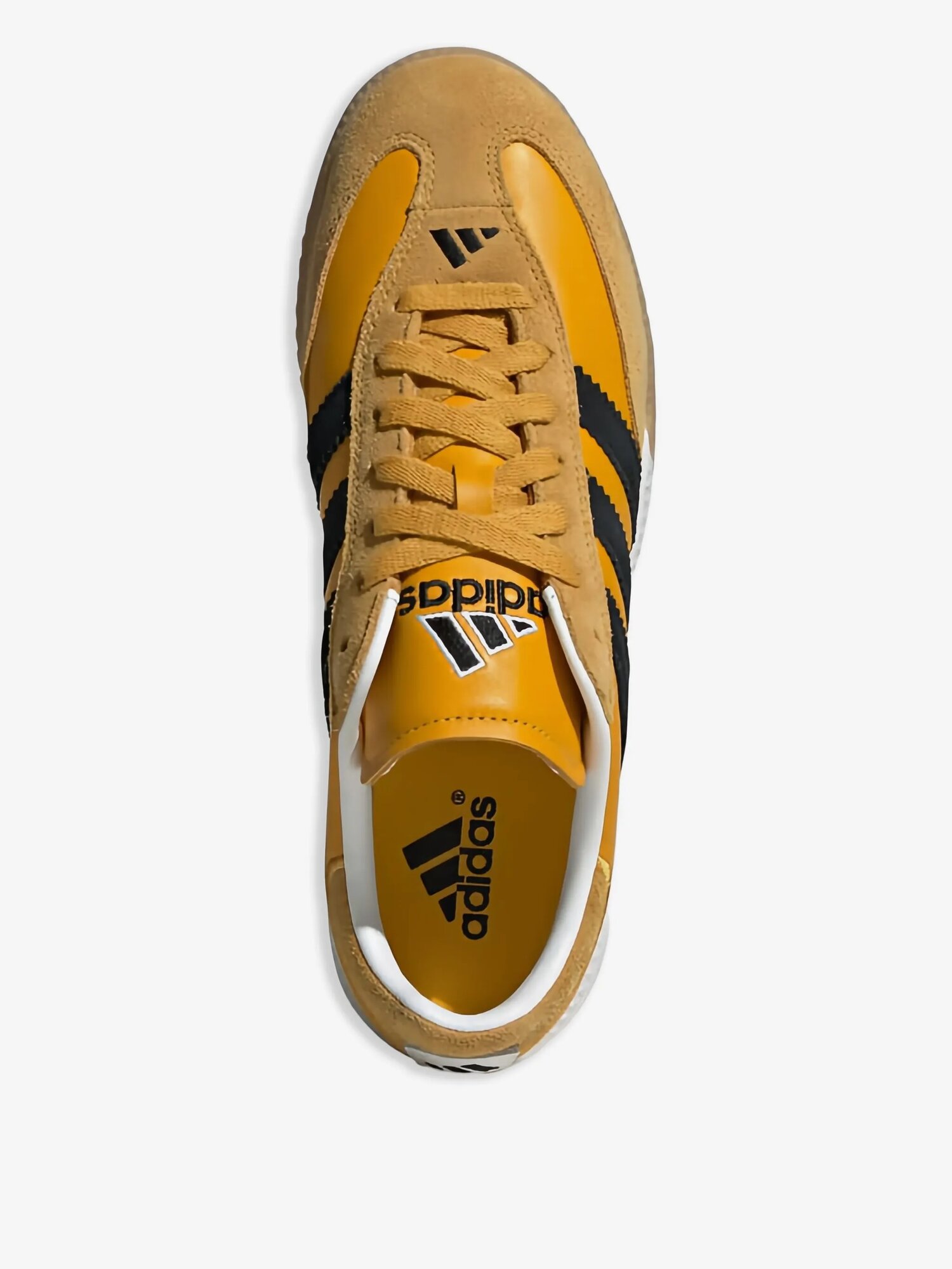 Кроссовки adidas Samba MN, размер 7 US, желтый — фото 1