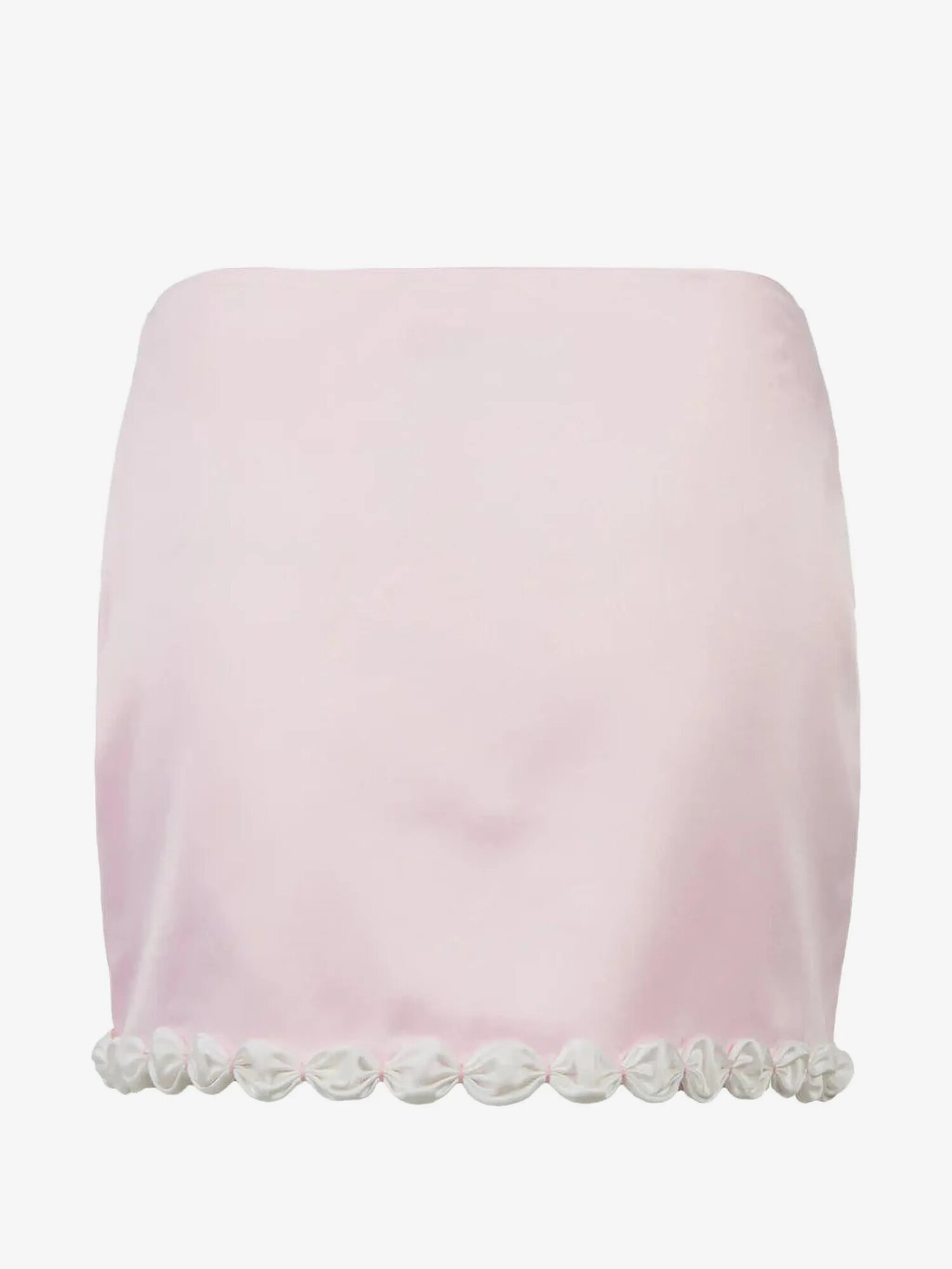 Юбка Stolen Stores Cake ruffled mini skirt, размер 40, розовый — фото 1