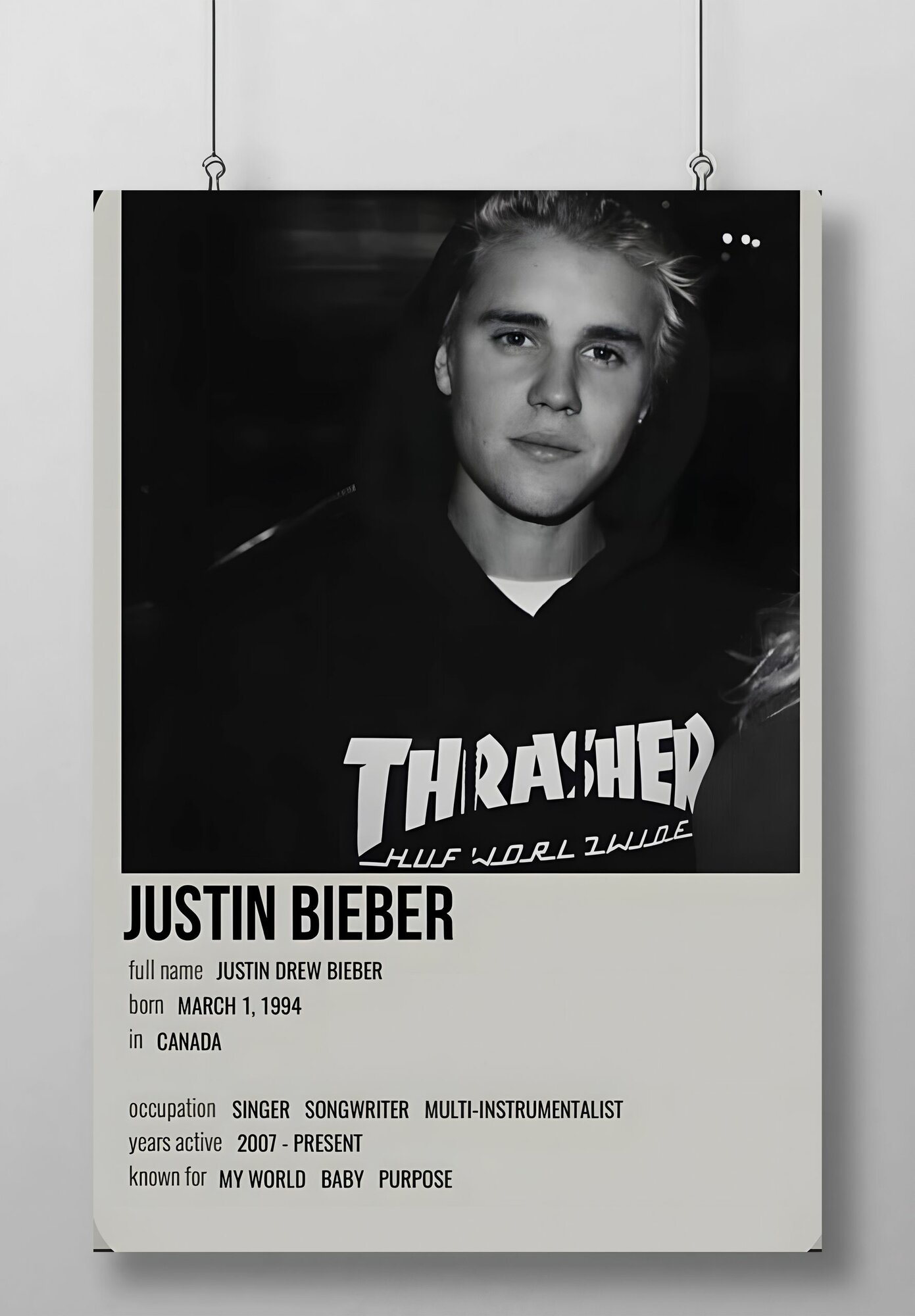 Постер/Плакат Джастин Бибер (Justin Bieber)