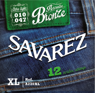 Комплект струн для 12-струнной гитары Savarez A230XL