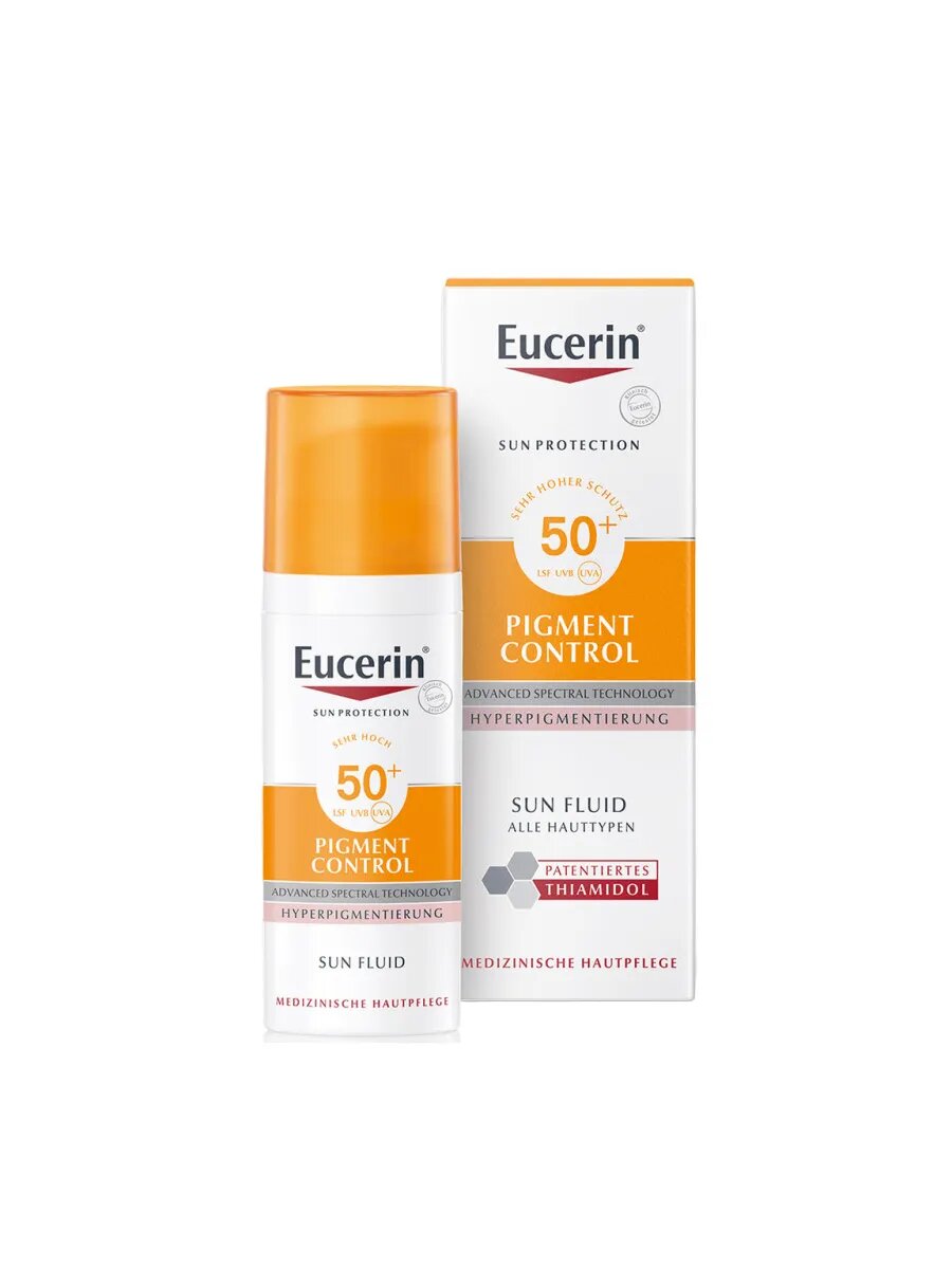 Eucerin Sensitive Protect Cолнцезащитный флюид п/пигментации