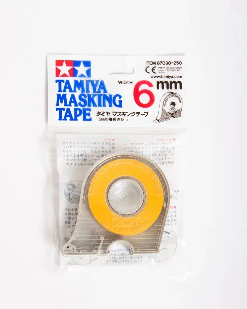 TAMIYA Маскировочная лента в пенале 6 мм, длина 18м