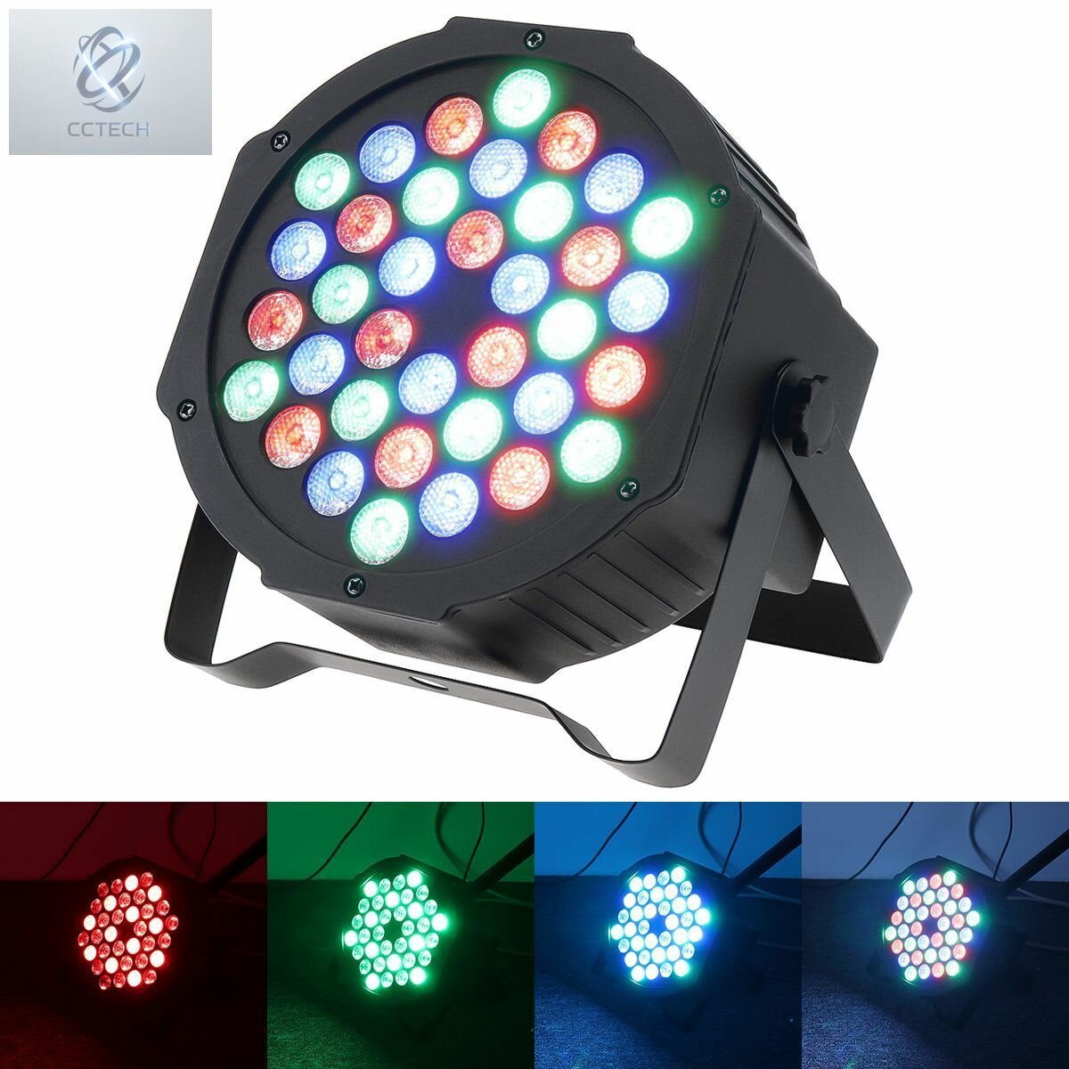 36W DJ LED RGB Par свет, автоматическое продвижение / голосовое управление, для небольшой вечеринки KTV этап