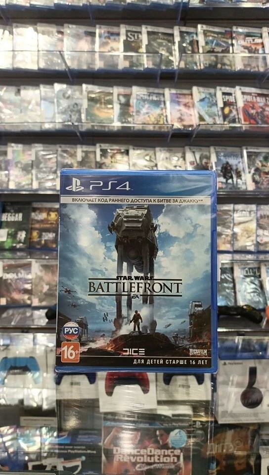 Star Wars: Battlefront (PS4, русская версия) (новая/перепак) (МК)(SPC)