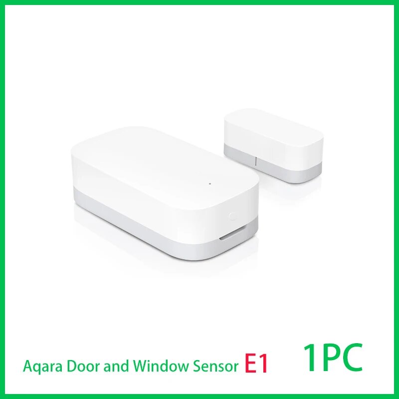 Датчик двери и окна Aqara E1 ZigBee 3.0 MCCGQ14LM Бесконтактное подключение Удаленное управление Совместим с приложениями Xiaomi Mijia и Apple HomeKit - 1 штука