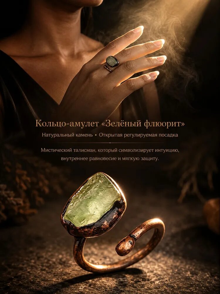 Талисман Оберег/Кольцо-амулет "Кольцо Судьбы"