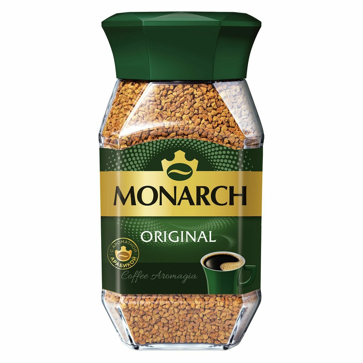 Кофе растворимый сублимированный Monarch Original, 190г, в стеклянной банке, 11233, 6шт.