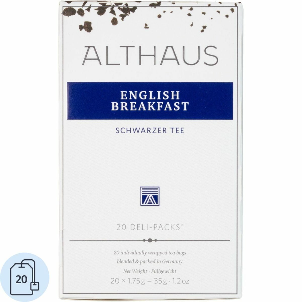 Чай Althaus Deli Packs English Breakfast 20 пакетиков